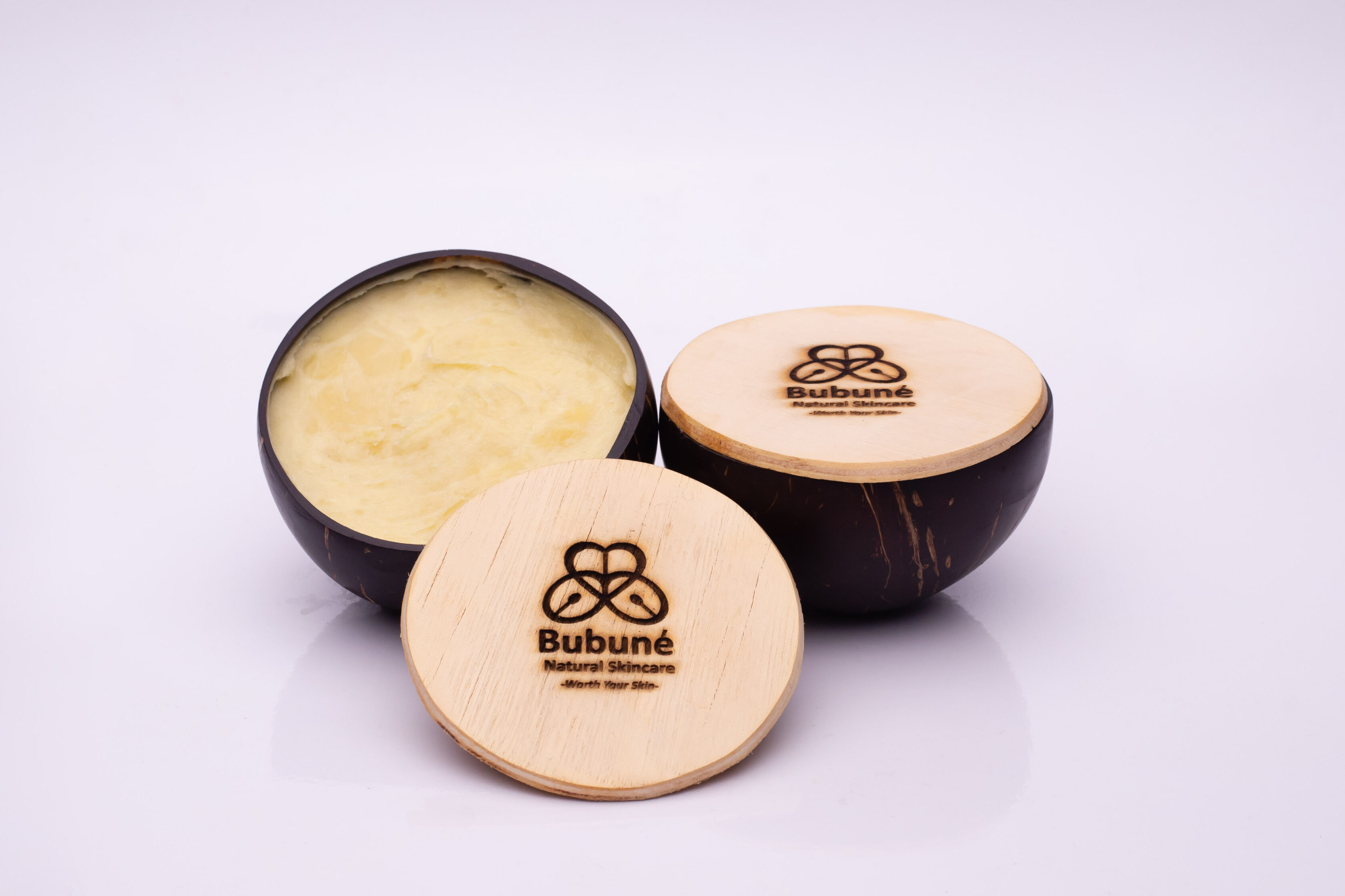 Raw Shea Butter in Coconut Shell - Bubune
